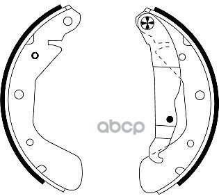 Колодки тормозные барабанные Mintex арт. MFR333