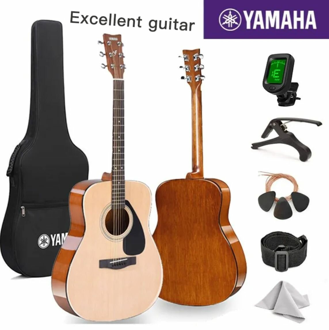 Yamaha F310 41 дюйм 6-струнная, корпус Ель 4/4Акустическая гитара