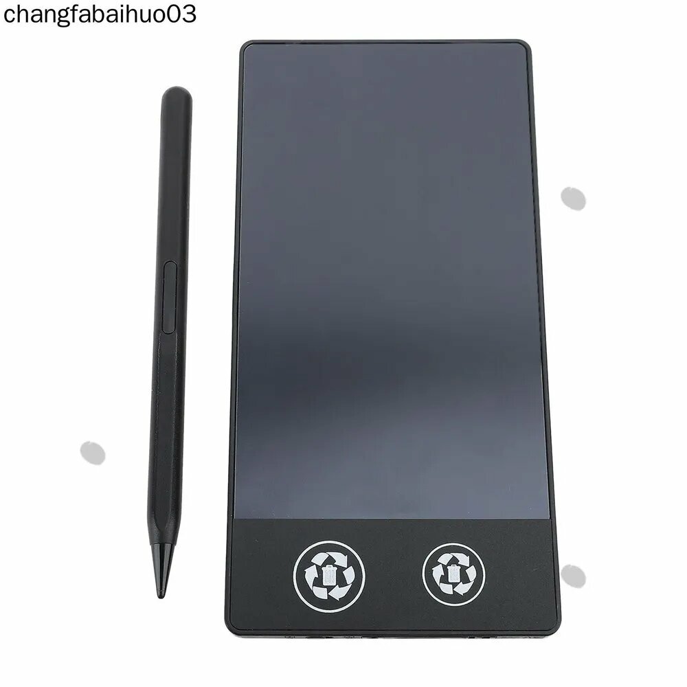 6,5-дюймовый ЖК-планшет для письма для детей и взрослых, электронная доска для рисования граффити, черный, стираемый многоразовый блокнот с ручной росписью для творческого самовыражения