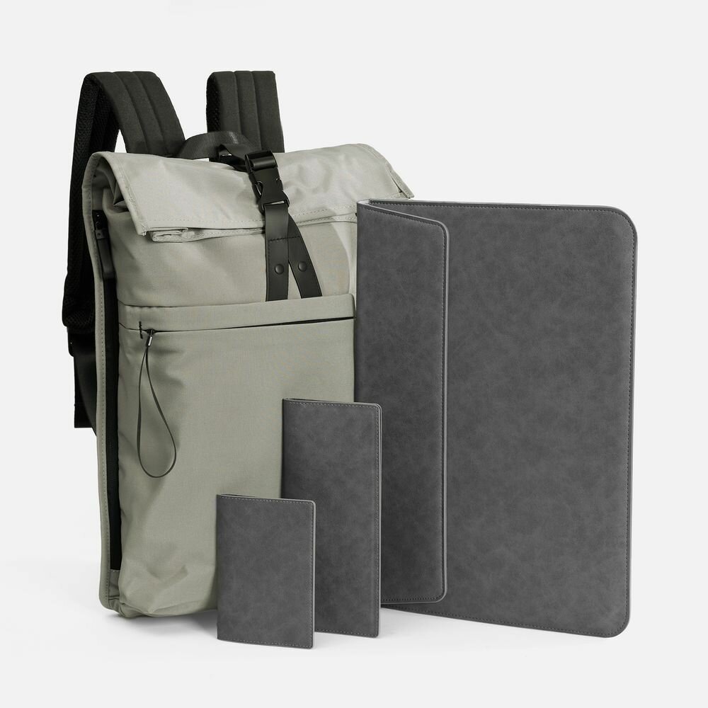 Подарочный набор Petrus Travel, серый, 47x29x10 см