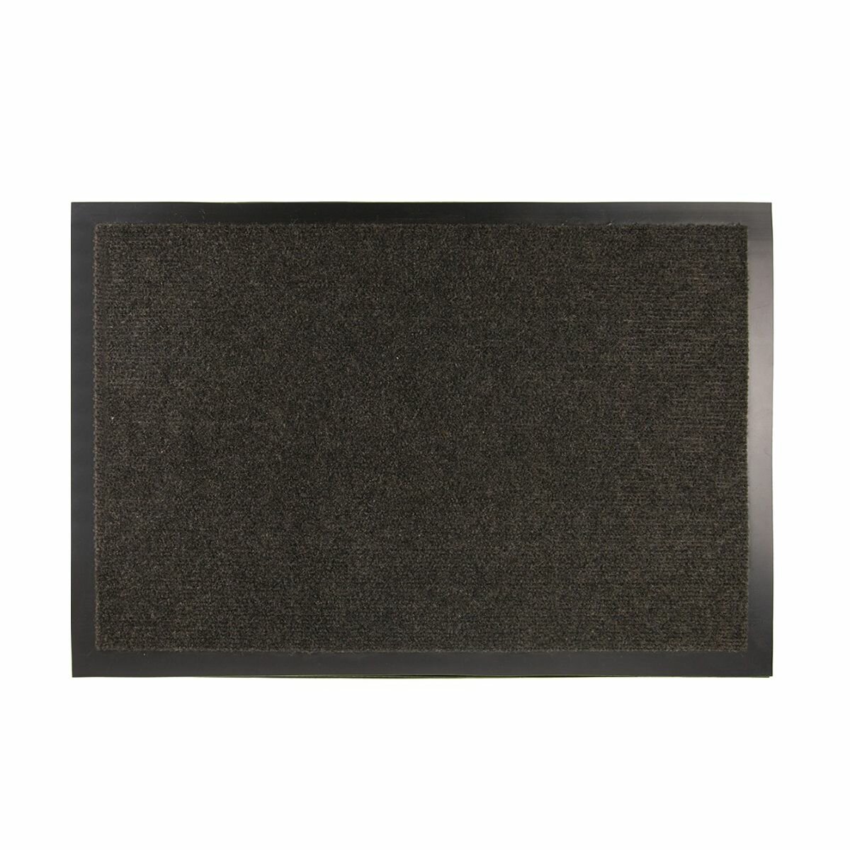 Коврик придверный SUNSTEP ребристый, влаговпитывающий, 40х60 см, черный
