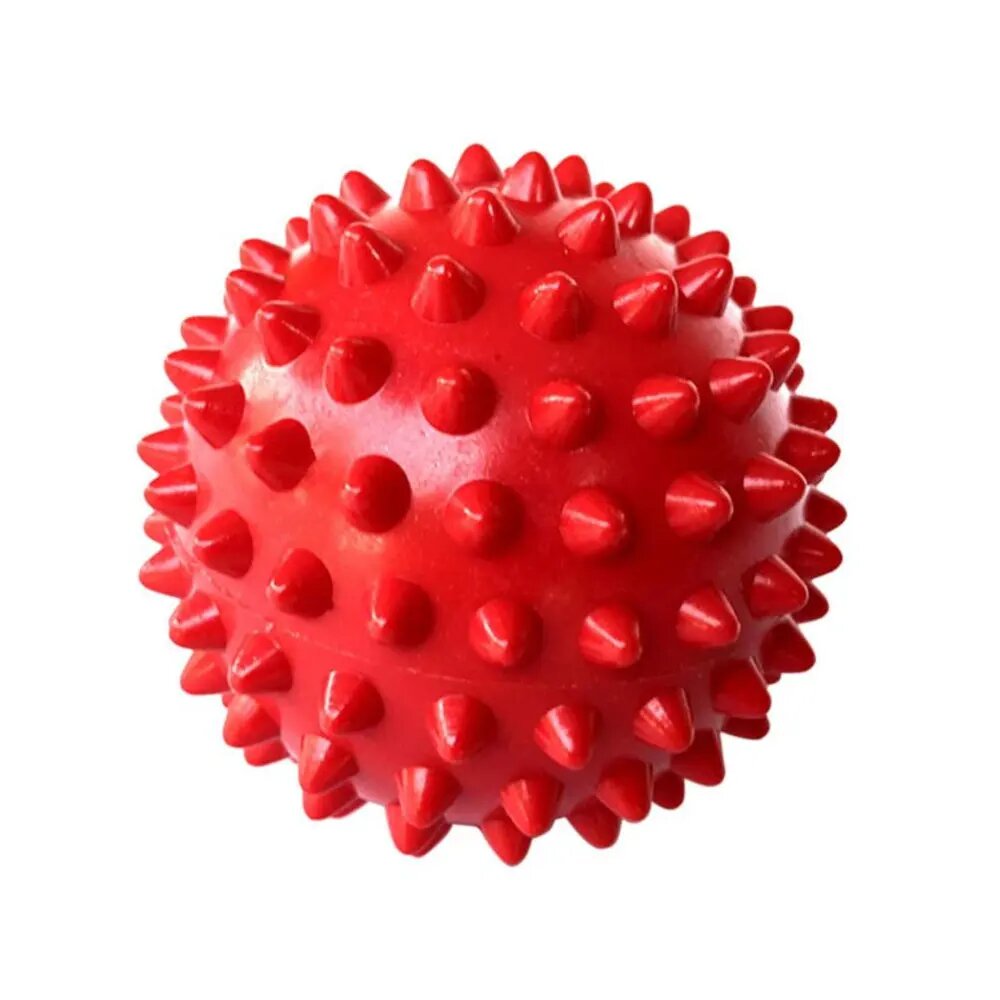 Массажный шарик с шипами, для массажа глубоких тканей спины, ступней, подошвенного фасциита и всего термомассажа мышц тела, 1 шт.