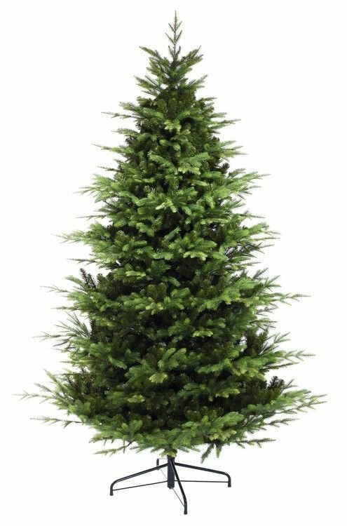 Искусственная ёлка Офелия 240 см, литая+ПВХ, царь елка ОФ-240