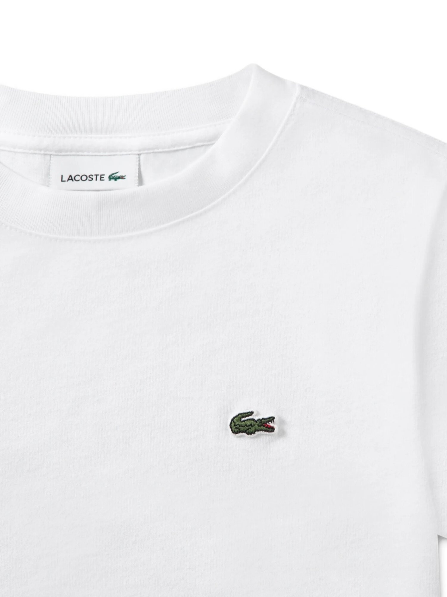 Футболка LACOSTE Logo T-shirt, размер 2 года, белый — фото 1
