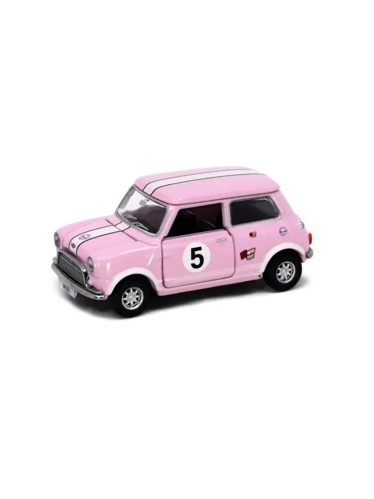 Машинка металлическая модель Tiny 1:50 Mini Cooper Mk 1 NO.11 Розовая коллекционная
