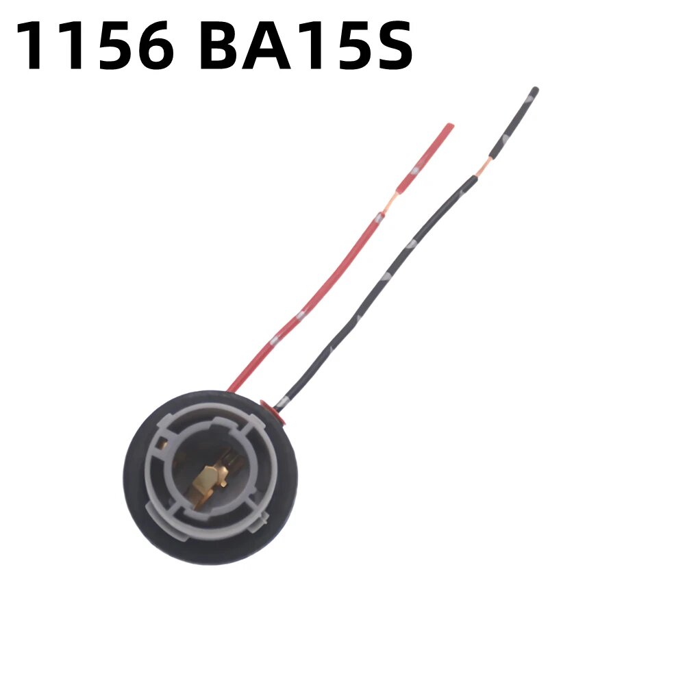 10 шт. 1156 BA15S 1157 BAY15D адаптер цоколя лампы P21W P21/5W патрон лампы для автомобиля задний фонарь стоп-сигнал задний противотуманный фонарь
