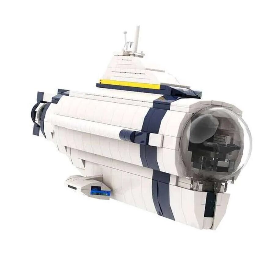 MOC Subnautica Cyclops Подводная лодка из блоков для детей от 6 до 18 лет