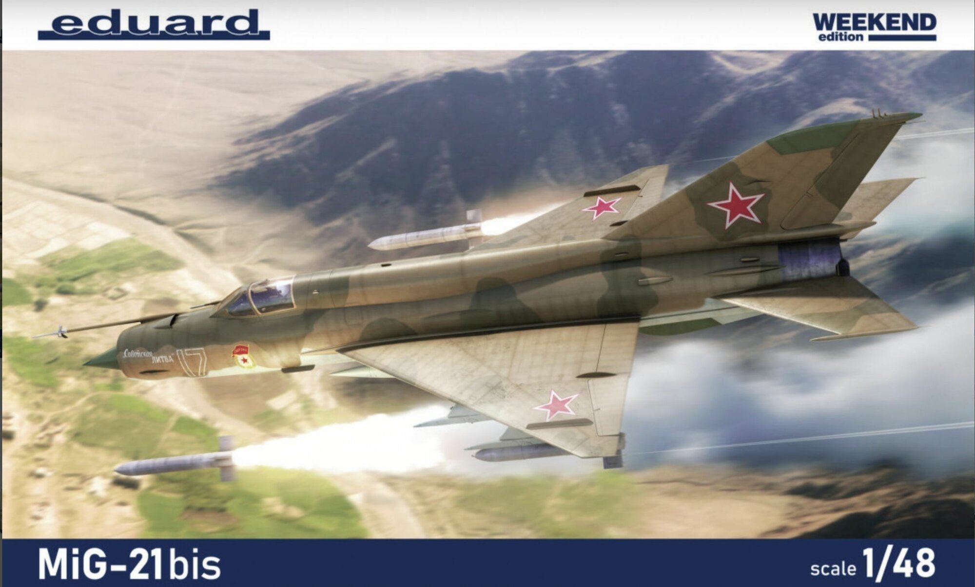 Eduard 84130 1/48 Истребитель МиГ-21бис выходного дня