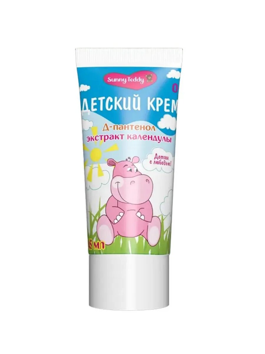 SunnyTeddy Крем детский, пантенол и календула, 45 мл, 1шт.
