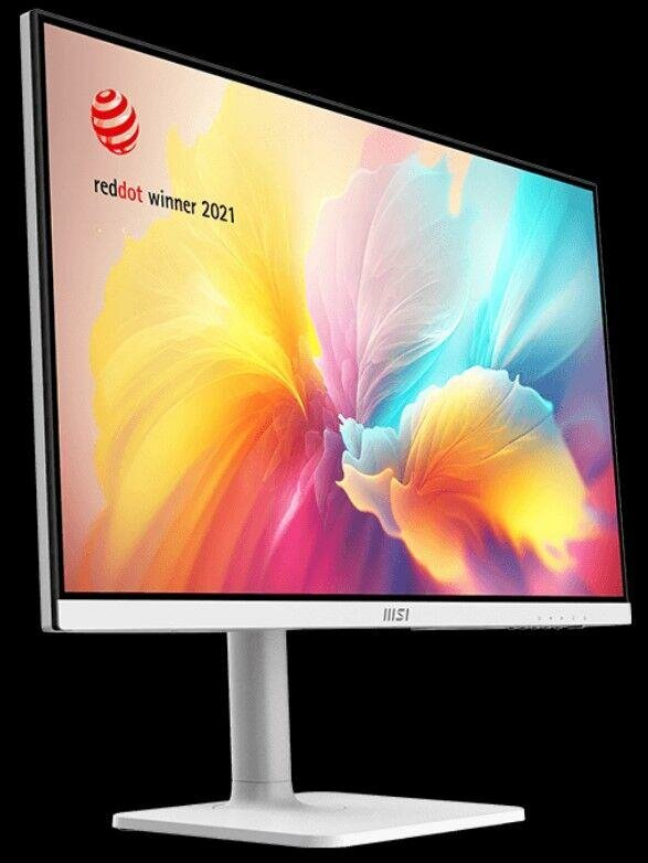 Монитор MSI 27" Modern MD272QXPW, 16:9, IPS, QHD, 4ms, 400cd, 100Hz, HDMI, DP, USB, USB-C, SPK, HAS
