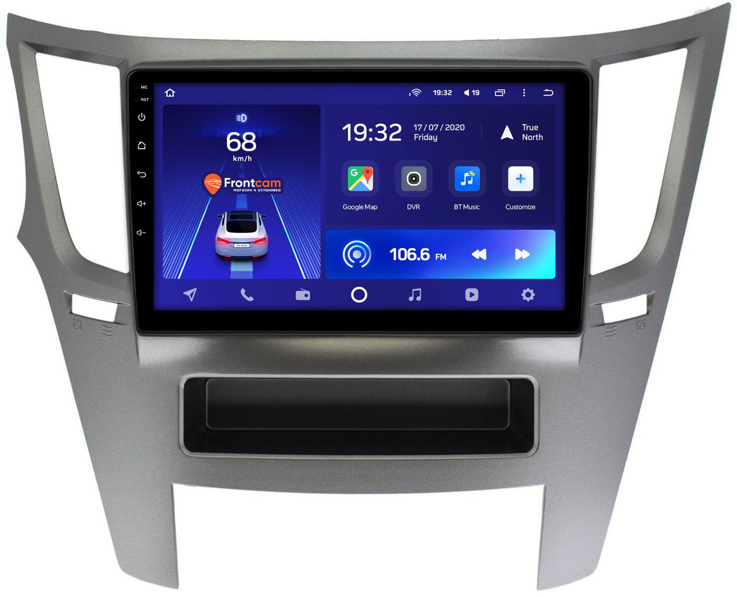 Штатная магнитола Subaru Legacy 5, Outback 4 2009-2014 (серая, левый руль) Teyes CC2L PLUS 2/32 9" RM-9051 Android 8.1 (DSP, IPS, AHD)