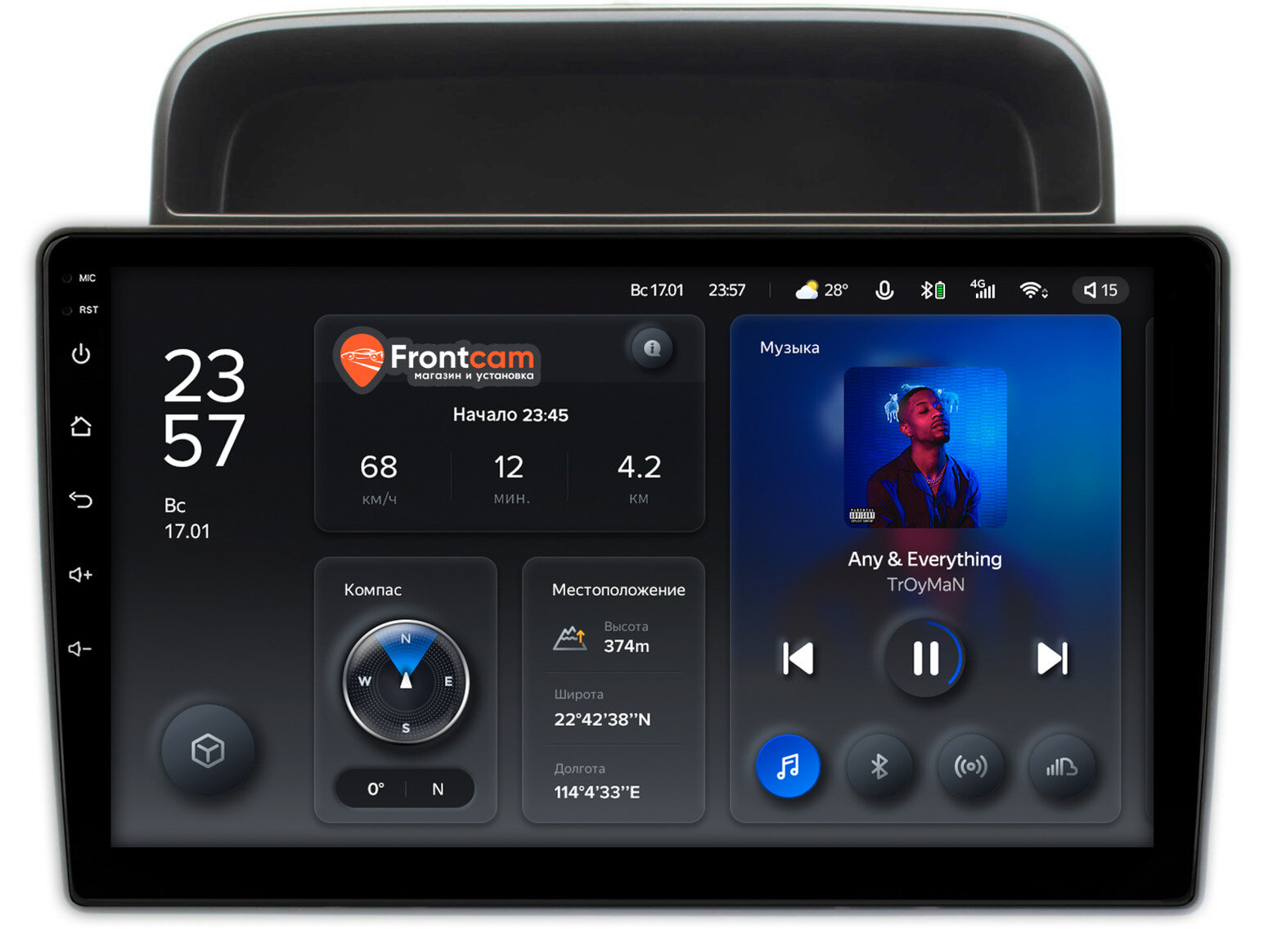 Штатная магнитола Lexus LX 470 1998-2002 (авто с монитором, руль справа) Teyes X1 WIFI 2/32 10" RM-10-1189 Android 8.1 (DSP, IPS, AHD)