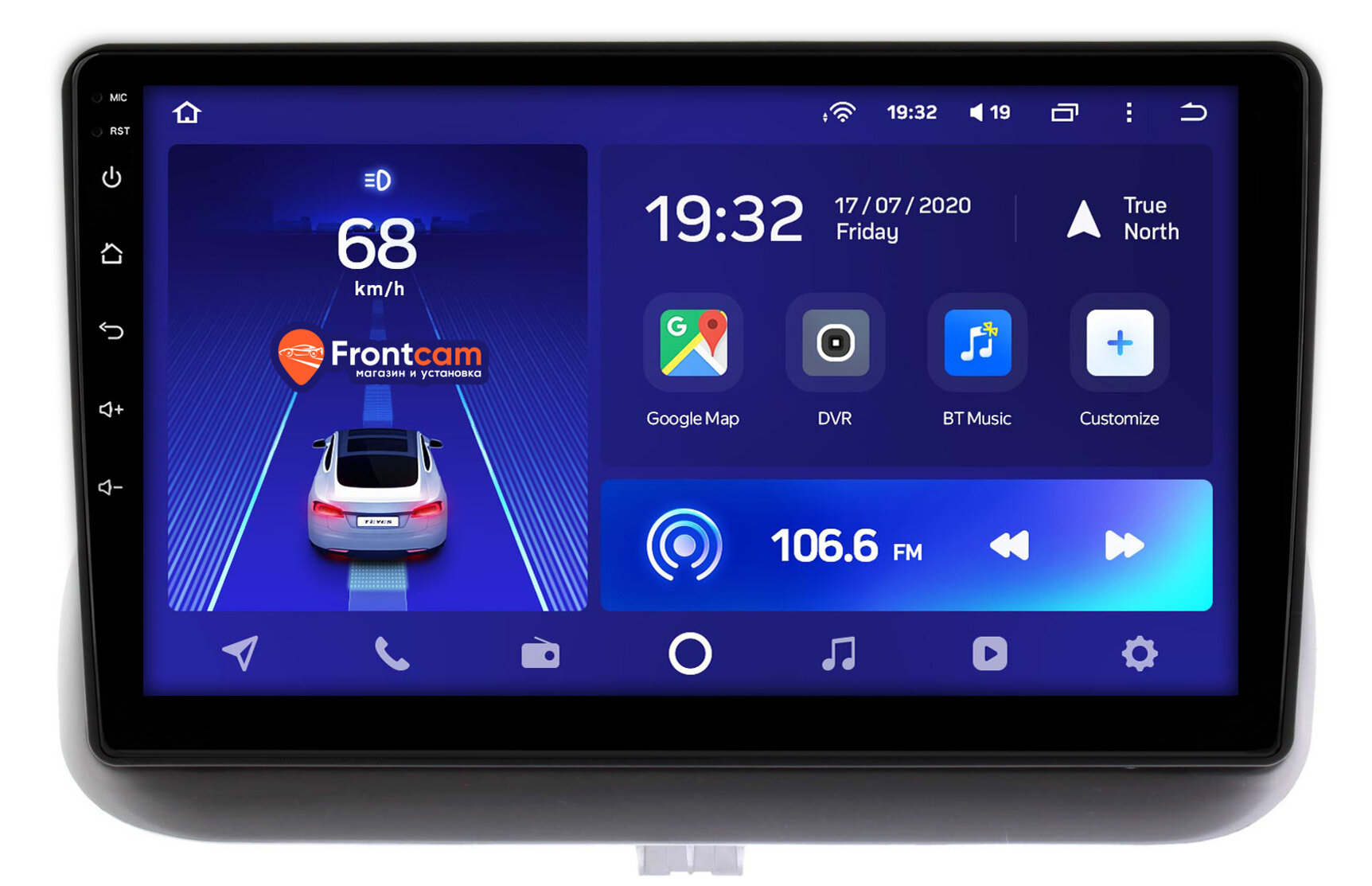 Штатная магнитола Toyota Corolla (E110), Sprinter Carib 1995-2002 (Правый руль, в верхнюю часть) Teyes CC2L PLUS 2/32 9" RM-9-591 Android 8.1 (DSP, IP