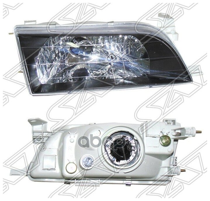 Фара Toyota Corolla (E100) 97-00 (Справа/ чёрная) Sat арт. ST-212-1193BR