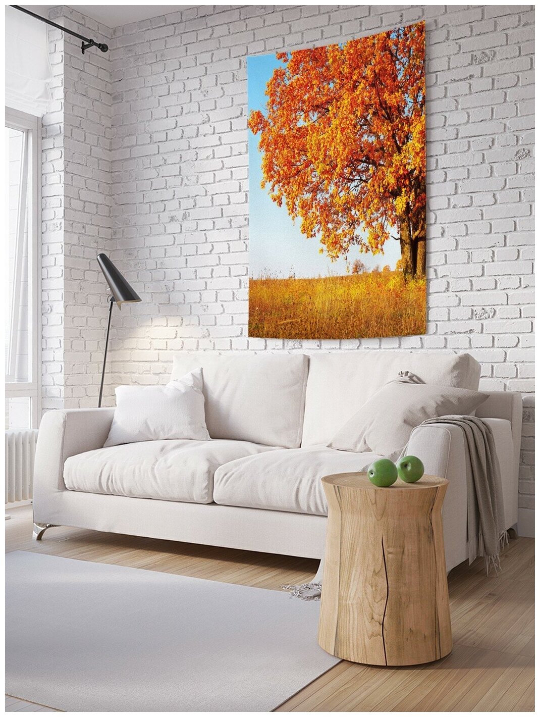 Вертикальное фотопанно на стену JoyArty "Одинокое дерево", 100x150 см