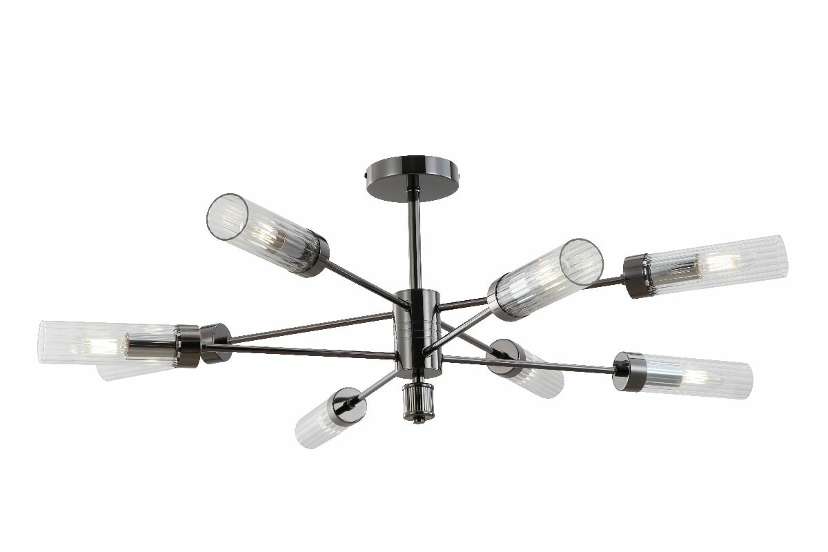 Люстра на штанге iLamp Evolution 15609-8 AN+CL