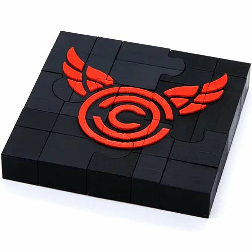 CCCSTORE Пазл Федерация спидкубинга+CCCSTORE из кубиков 1x2x3 Черный