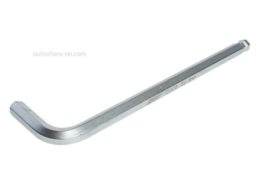 JTC JTC72008 Ключ шестигранный Г-образный с шаром H8, длина 150мм JTC