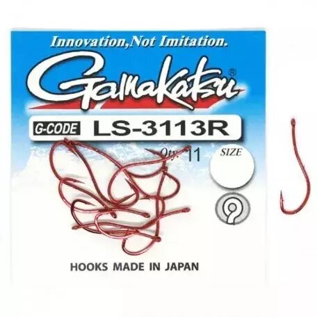 Крючок Gamakatsu Hook LS-3113R Red №02