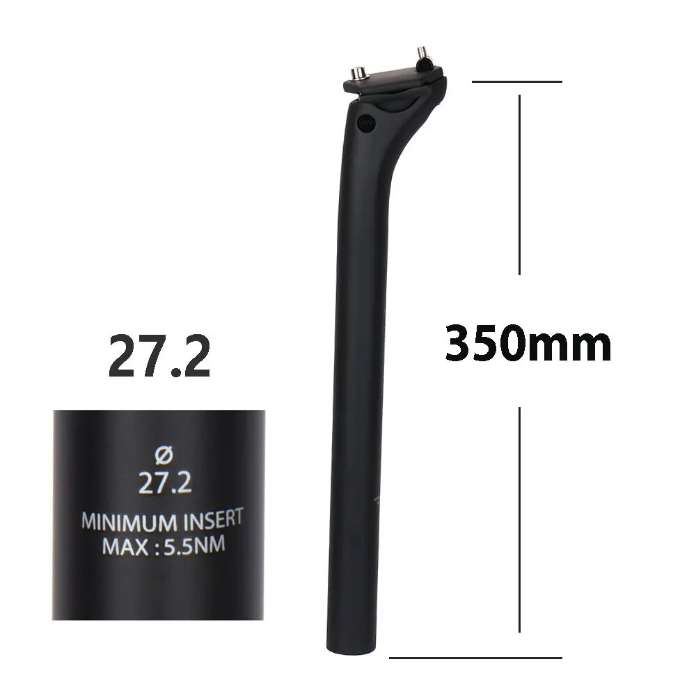 ELITAONE Подседельный Штырь Карбоновый 27.2x350mm