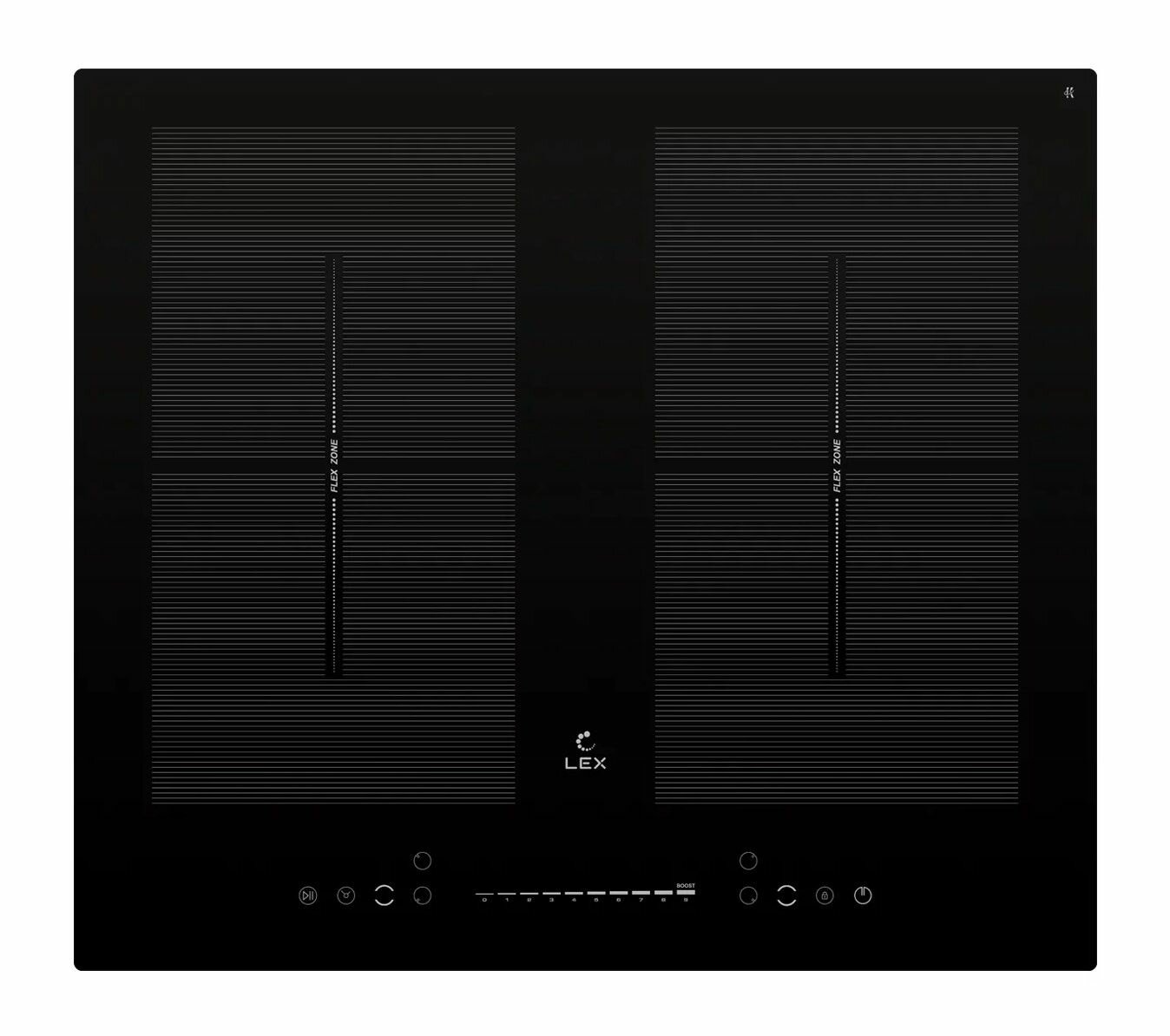 Индукционная варочная панель Lex EVI 640 F BL, черный