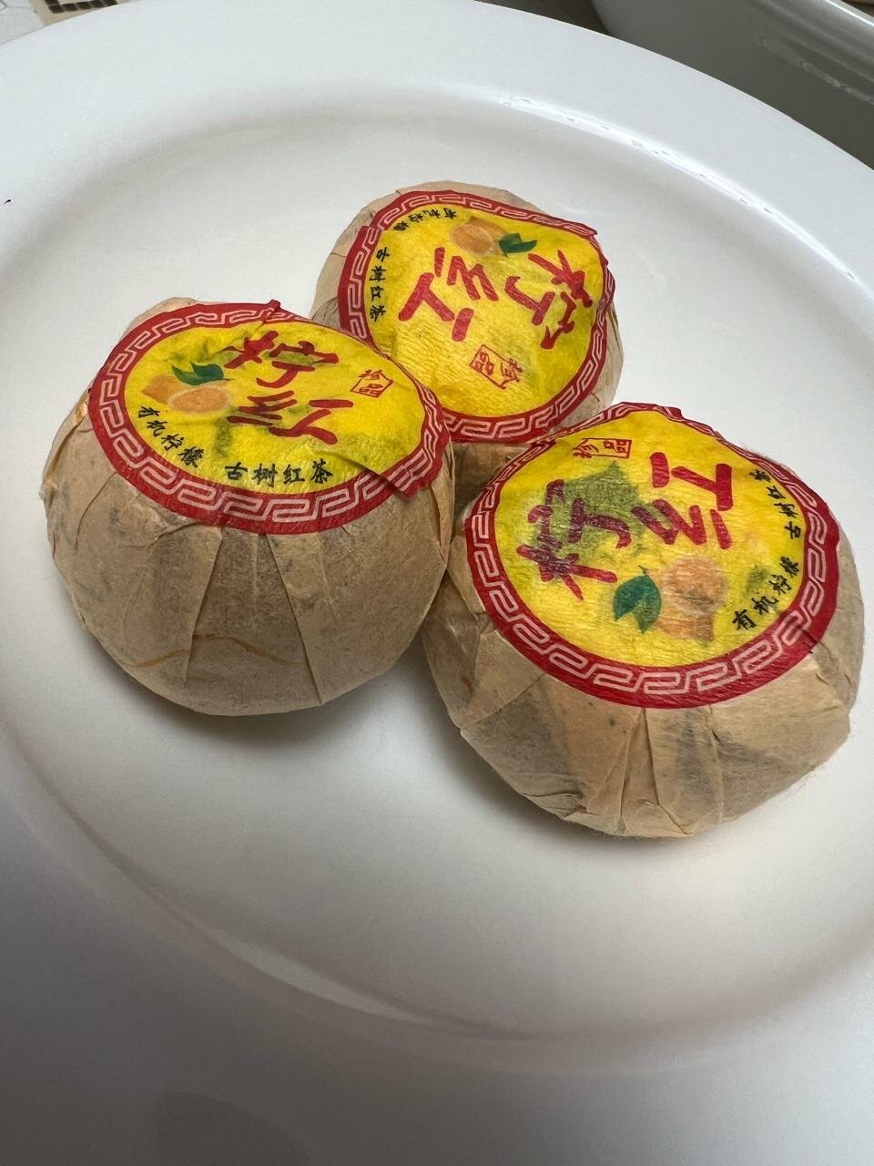 Черный чай в маленьком лимоне 100 грамм, от бренда Китайская стена