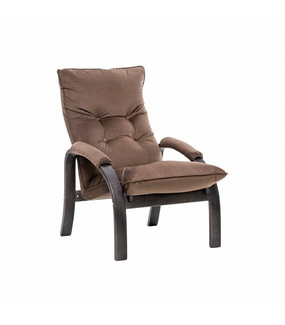 Кресло-трансформер Leset Левада, венге текстура, ткань велюр, v23 молочный шоколад