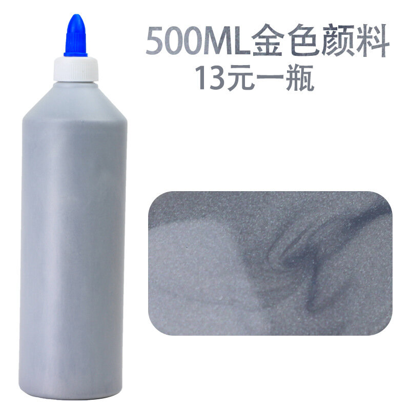 Акриловая краска "Воздушный змей", для керамики, 500мл, серебристая