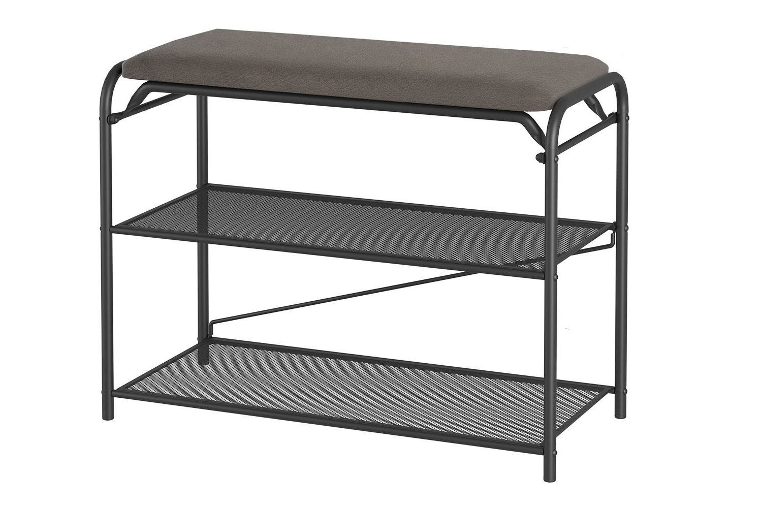 Подставка для обуви Hoff Гранада, 65х50х30, цвет чёрный, серый