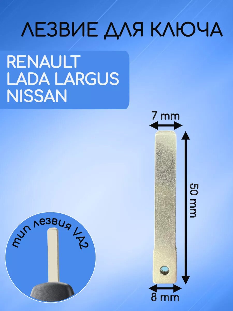 Лезвие для ключа RENAULT
