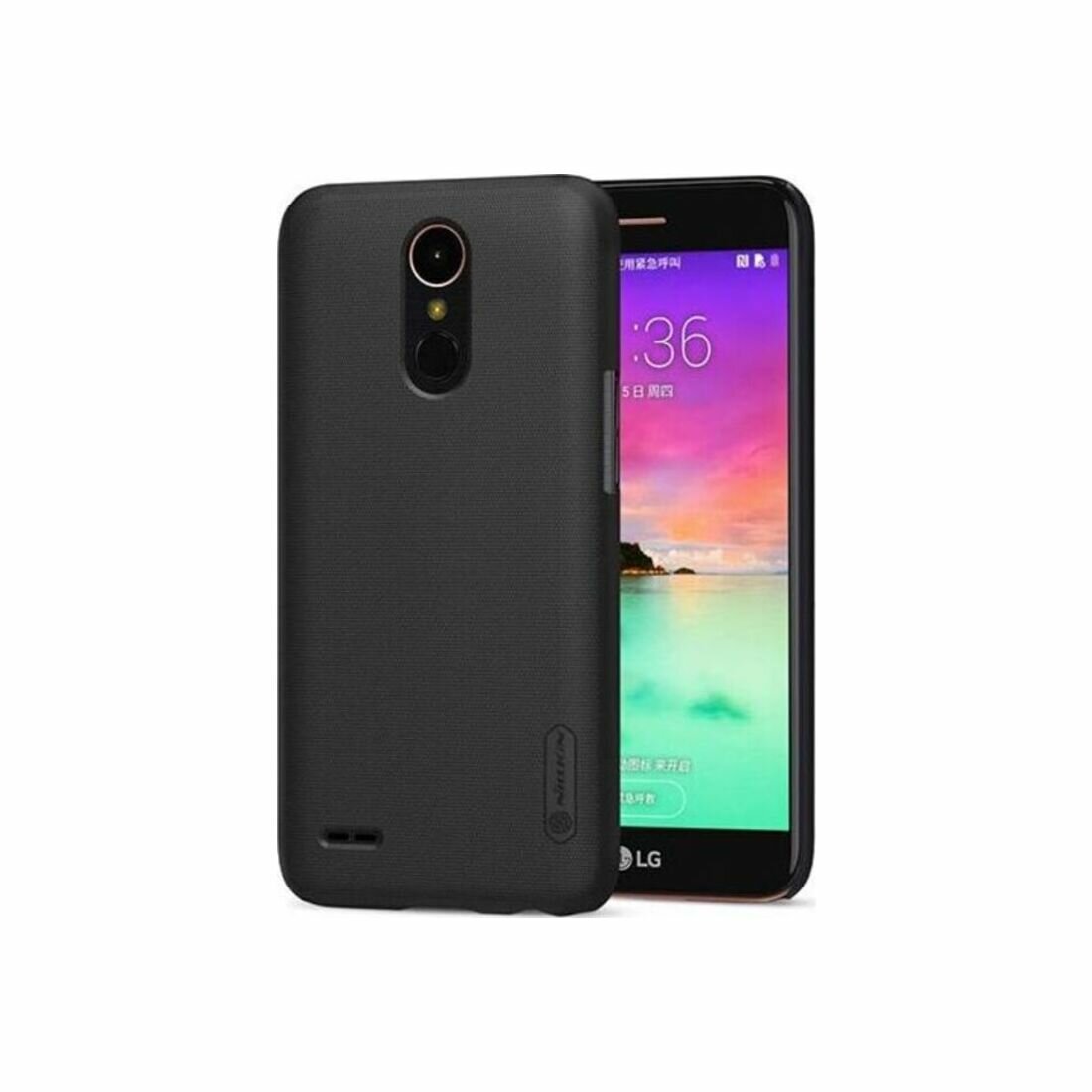 Пластиковый чехол для LG K10 (2017) M250 черный (Nillkin)