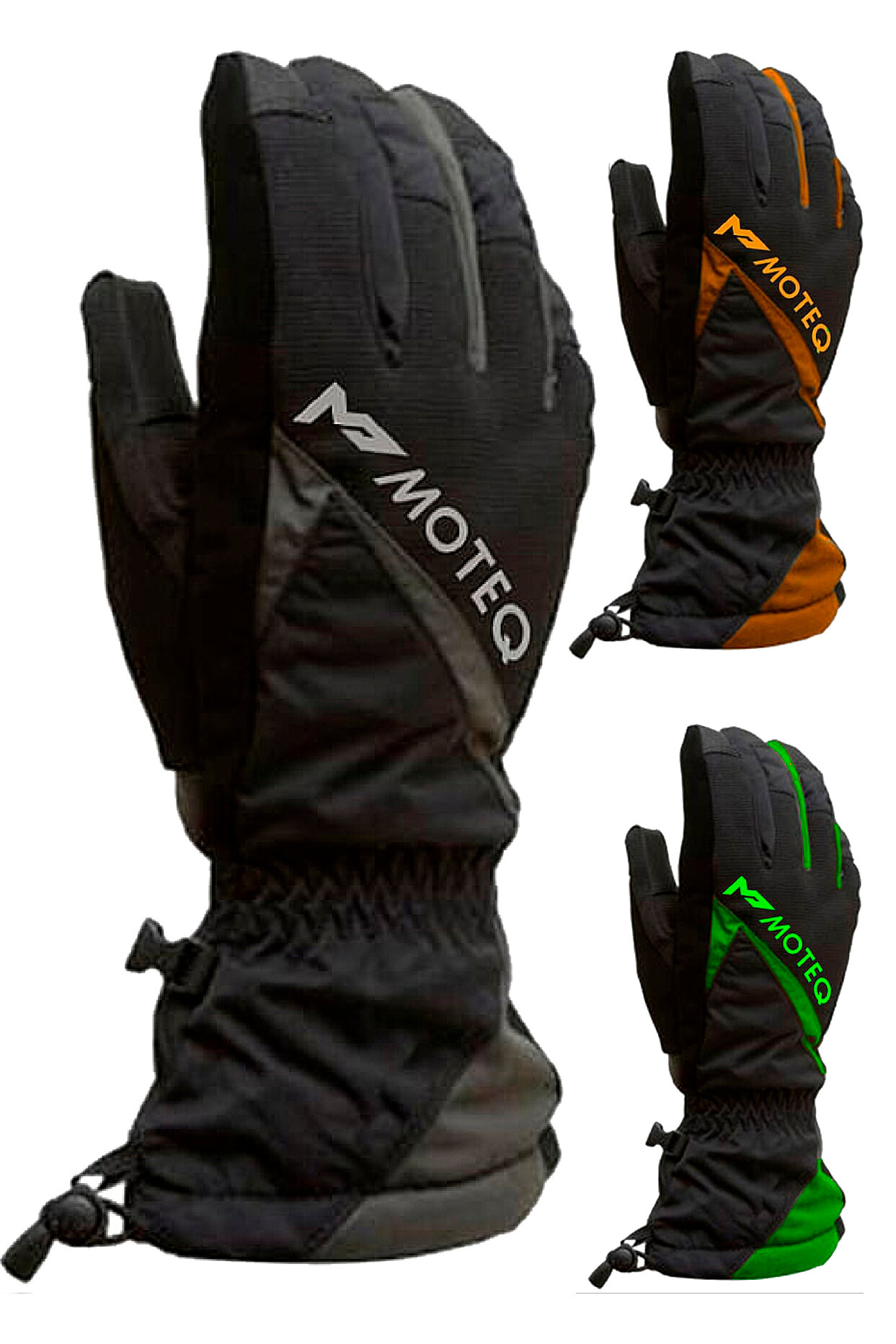 Зимние перчатки/варежки MOTEQ снежок, не промокаемые на мембране