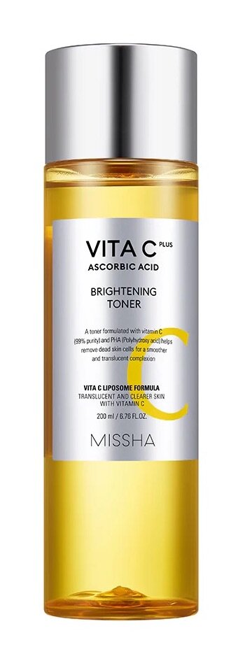 Антивозрастной тонер с витамином С для лица Vita C Plus Brightening Toner, 200 мл