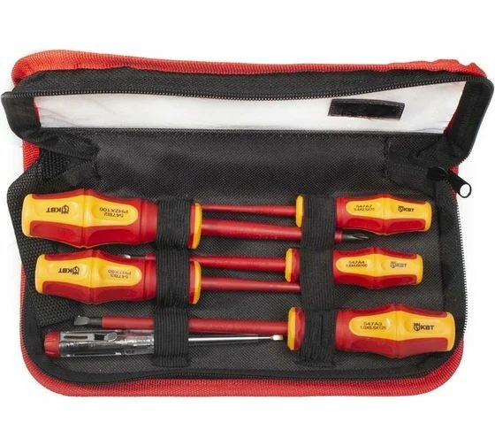 Набор диэлектрических отверток КВТ "Профи" НИО-06-S 87129