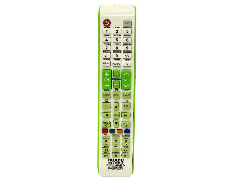 Пульт универсальный RM-L1195+8 (Huayu) (розовый)