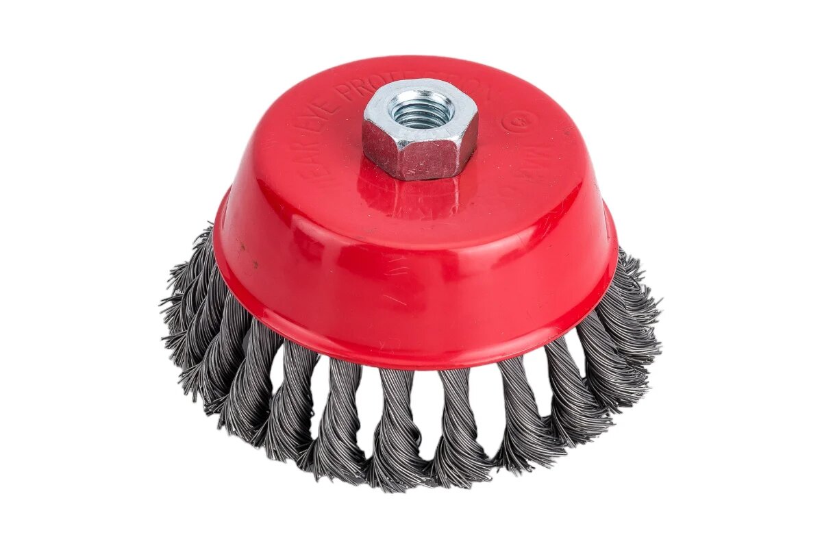 SAMGRUPP 16136 Щетка-чашка по металлу крученая 125 мм М14 для УШМ универсальная