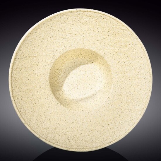 Тарелка Wilmax England глубокая 27 см SANDSTONE фарфор песочный цвет