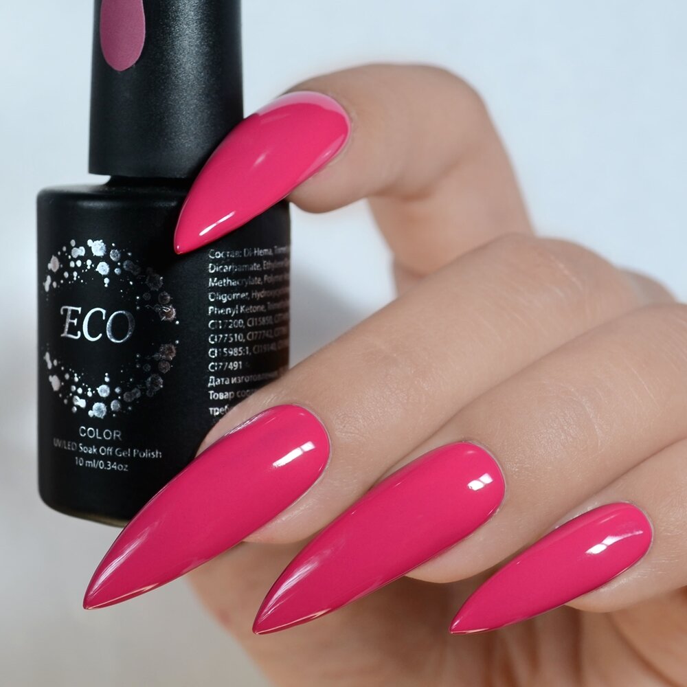 Гель лак для ногтей №49 Основная (шеллак), малиновый