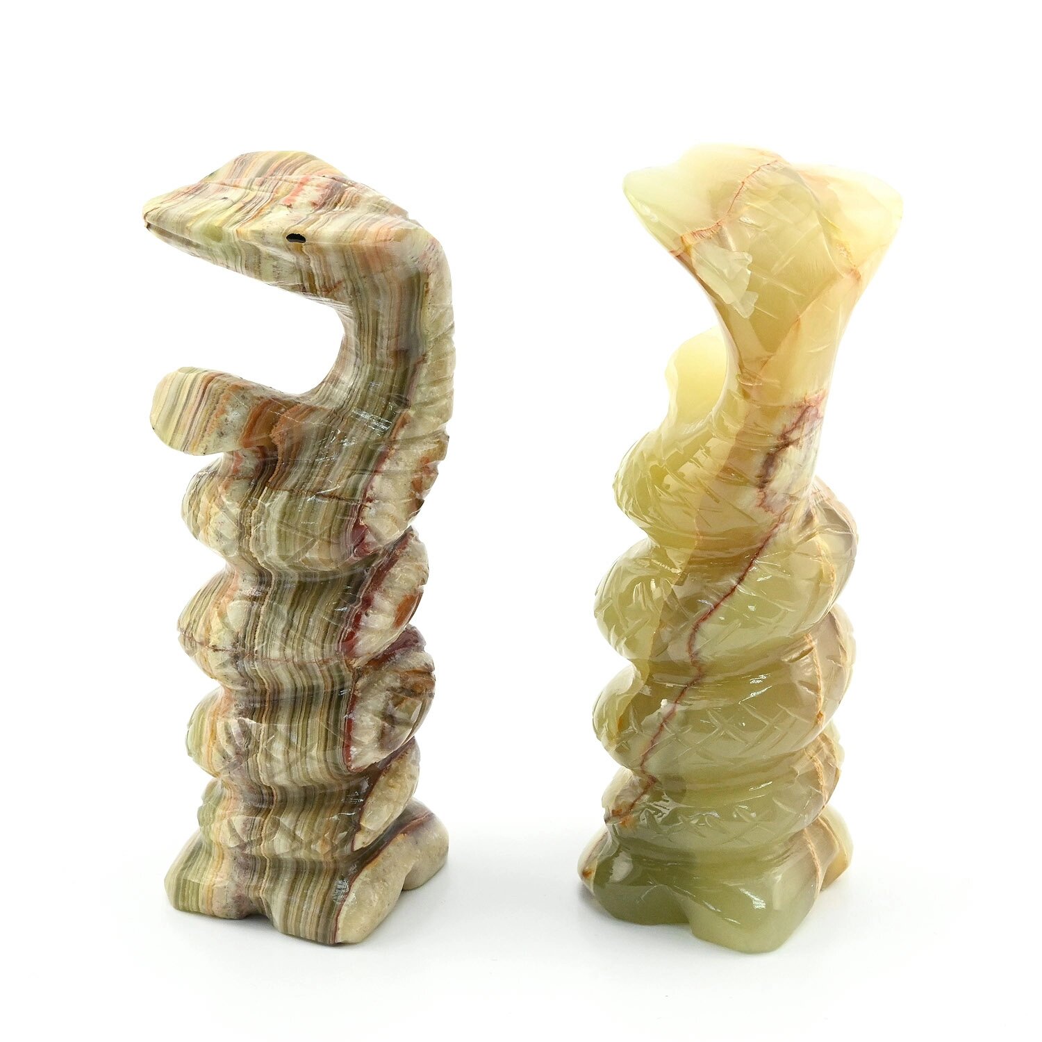 Змея из оникса №6 (55*55*155 мм) .