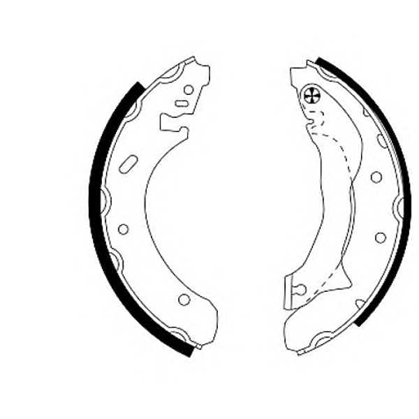 MINTEX mfr363 (6710016 / 93BB2200AB) колодки тормозные барабанные задн. Mondeo (Мондео) (gbp) Mondeo (Мондео)