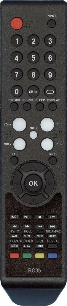 Пульт Huayu RC3B (RC6db) для телевизора Supra