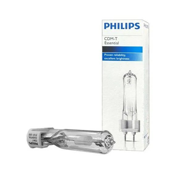 1шт/уп. Лампа Металлогалогенная 35Вт 85V G12 T 3100Лм 3000К D-20mm L-103mm МГЛ Газоразрядная Свет Теплый белый Philips, уп. 1шт