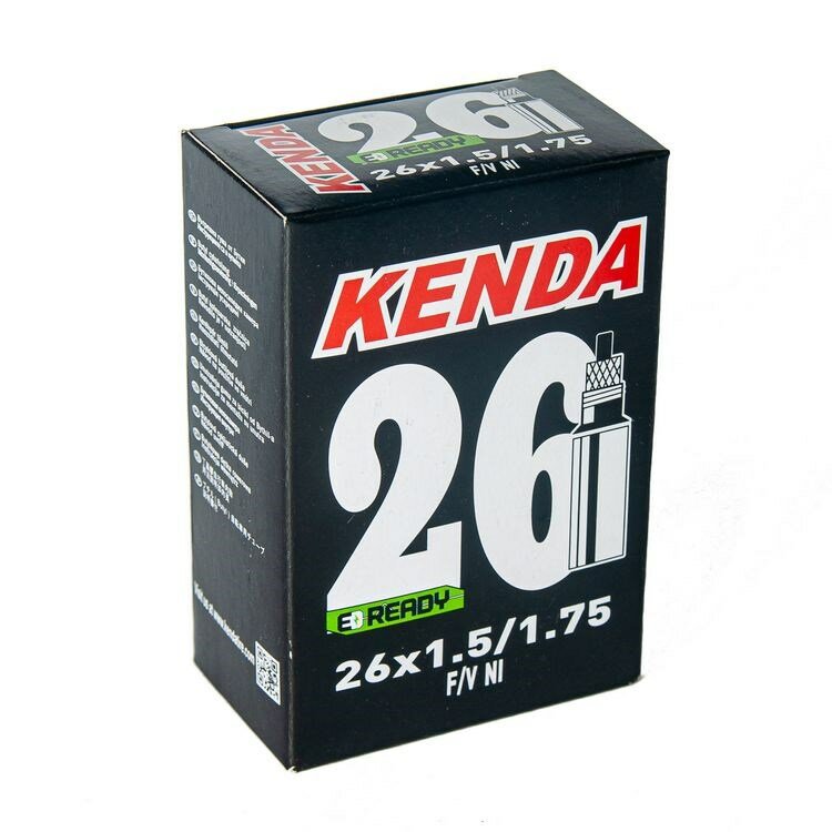 KENDA Велокамера Kenda 26"x1.5-1.75 f/v вело ниппель