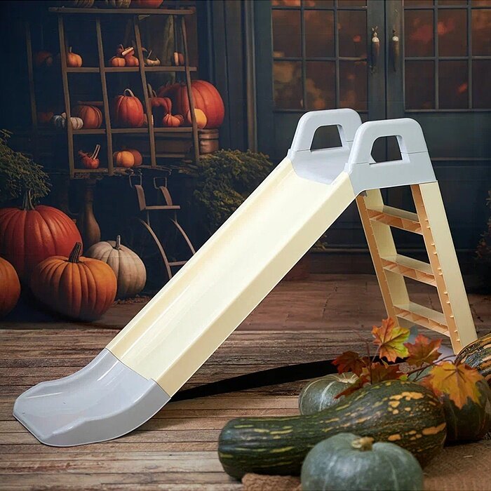 Детская горка OKIKID серая, пластик, 78х135х60 см