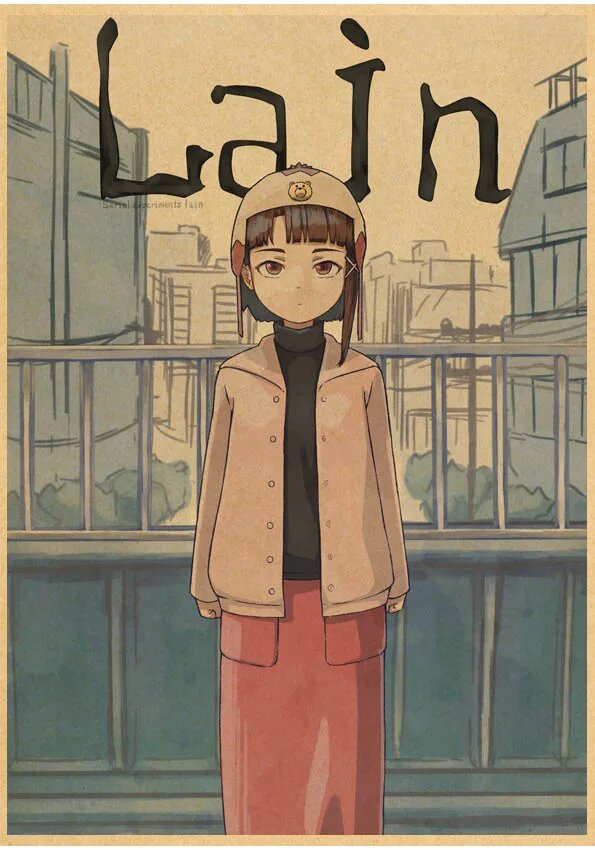 Плакат "Serial Experiments Lain" 42x30см, цвет 89923
