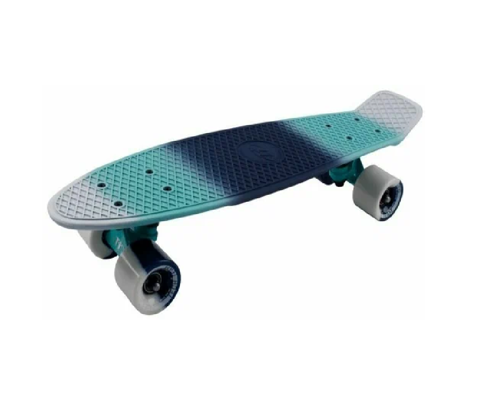 Скейтборд пластиковый Multiсolor 22 blue/sea 1/4 TSL-401М