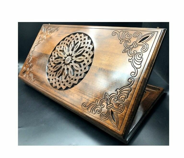 Нарды Резные "Орнамент Солнце", 60х60см