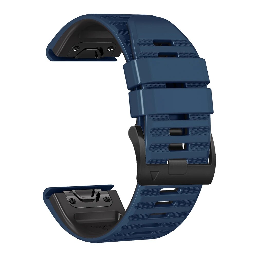 Силиконовый ремешок Garmin темно-синий 22-26 мм