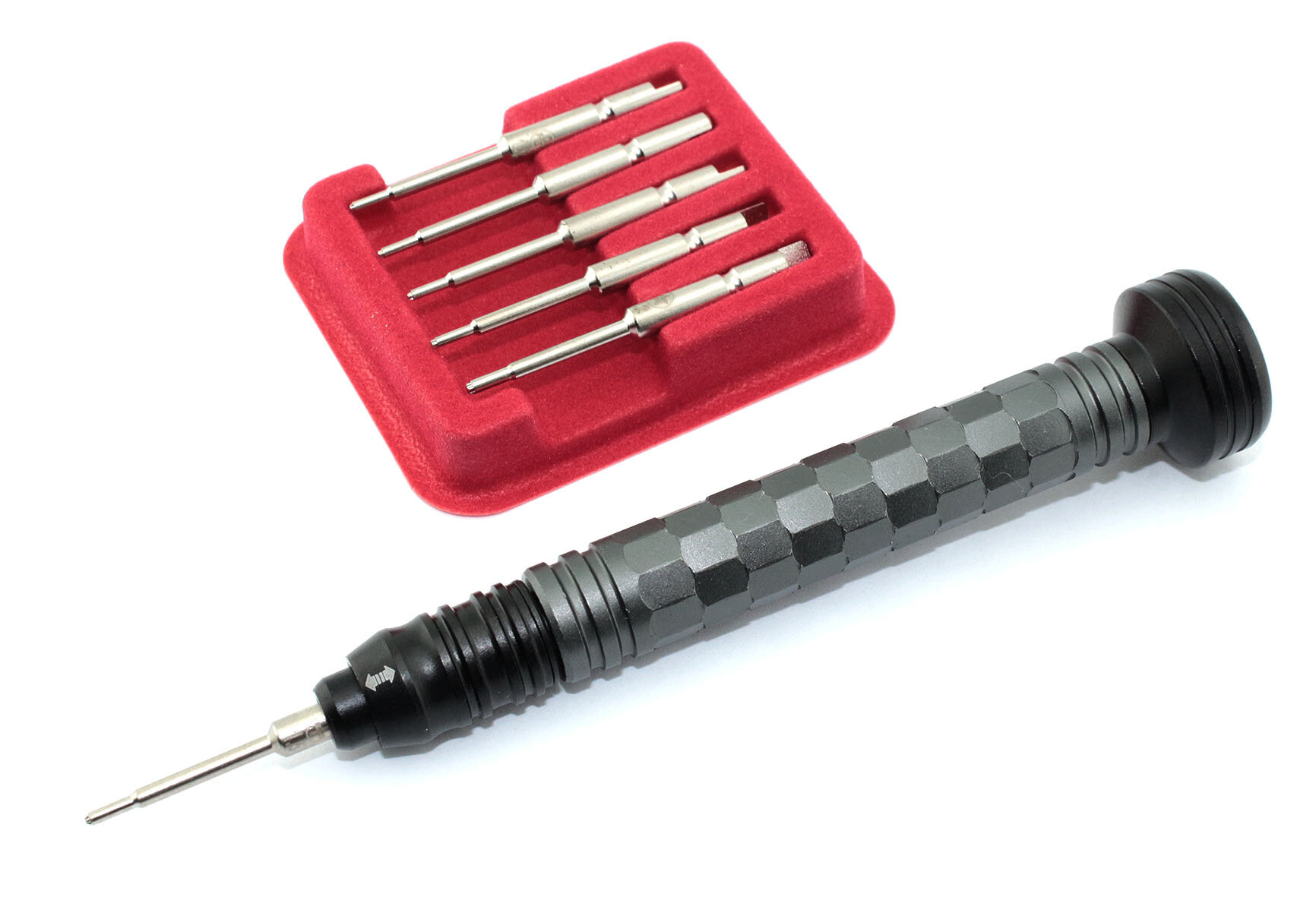 Отвертка с набором бит Kaisi 8926 3D 6 в 1 Grey