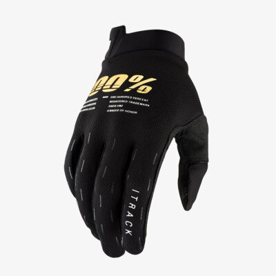 Мотоперчатки подростковые 100% ITrack Youth Glove (Black, L, 2025 (10009-00002))